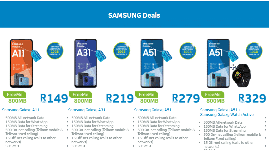 Telkom’s Blue Bargain Sale Offers Discounted Prices On Selected FreeMe ...
