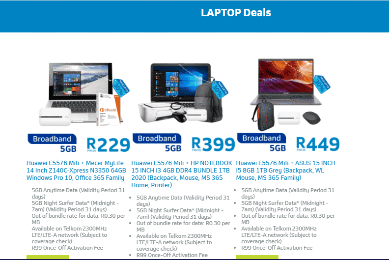 Telkom’s Blue Bargain Sale Offers Discounted Prices On Selected FreeMe ...