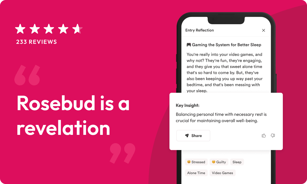 Personalised AI Journaling App Rosebud Launches To Support Mental ...