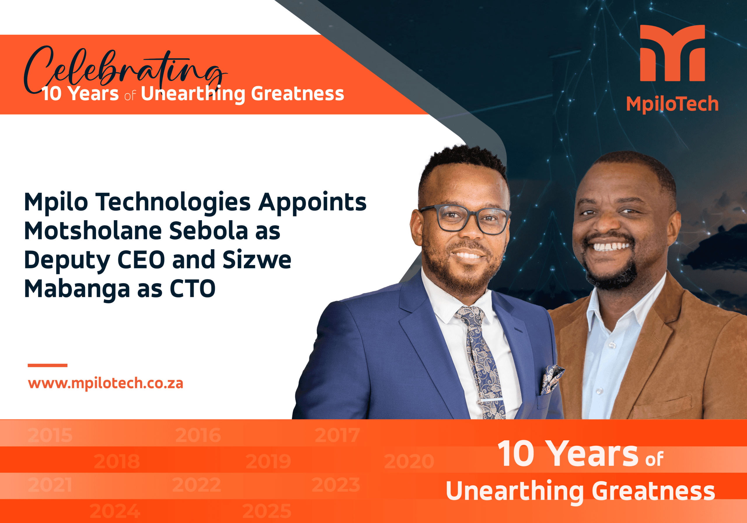 Mpilo Tech Appoints Motsholane Sebola As Deputy CEO And Sizwe Mabanga ...